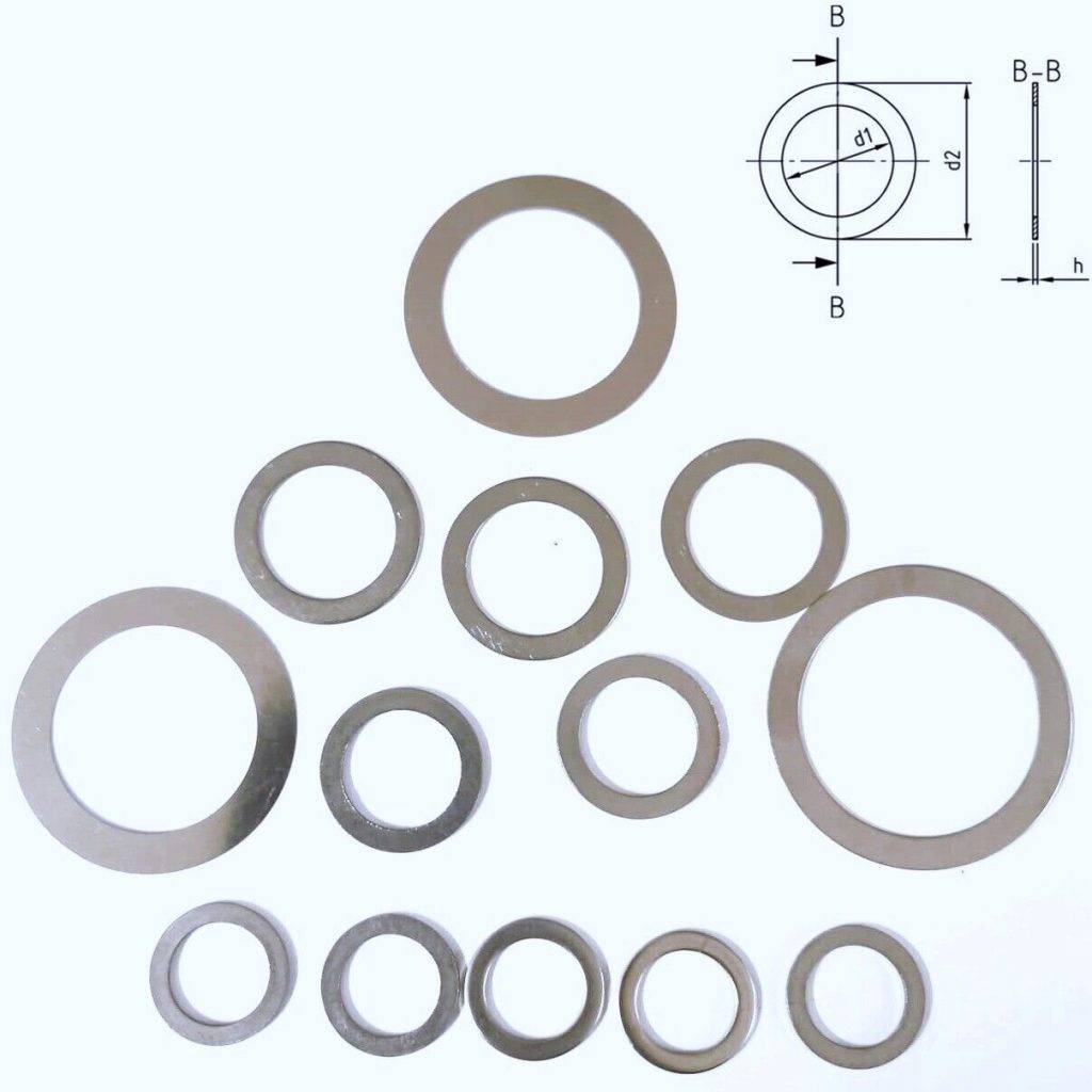 Passscheiben Ausgleichsscheiben zur genauen Lagefixierung